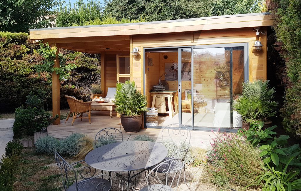 Espace habitable, studio de jardin, extension, bureau de jardin