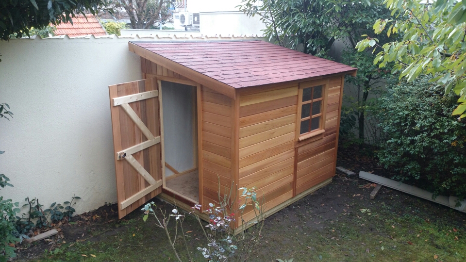 Abri de jardin en bois 1 pente de 5m2 à 11m2 Le Quimper Abri de jardin en bois 1 pente de 5m2 à 11m2 Le Quimper