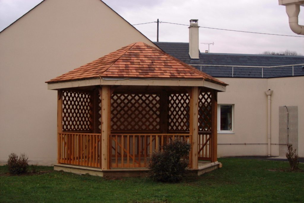 Kiosque, Gloriette fermés - Concept Colin Tickner